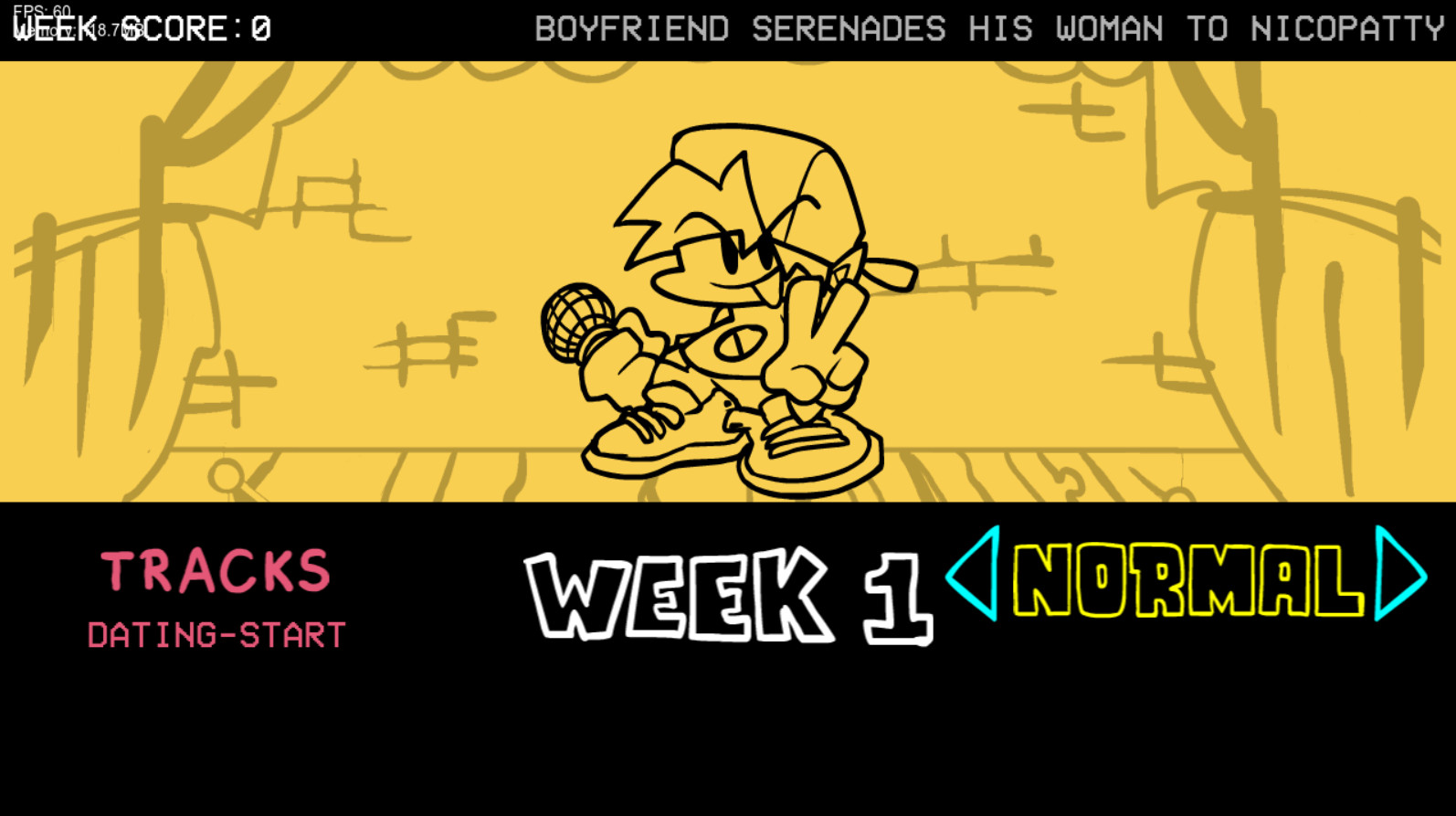 FNF: Dating Start! Mod for Friday Night Funkin' | FNF Mods