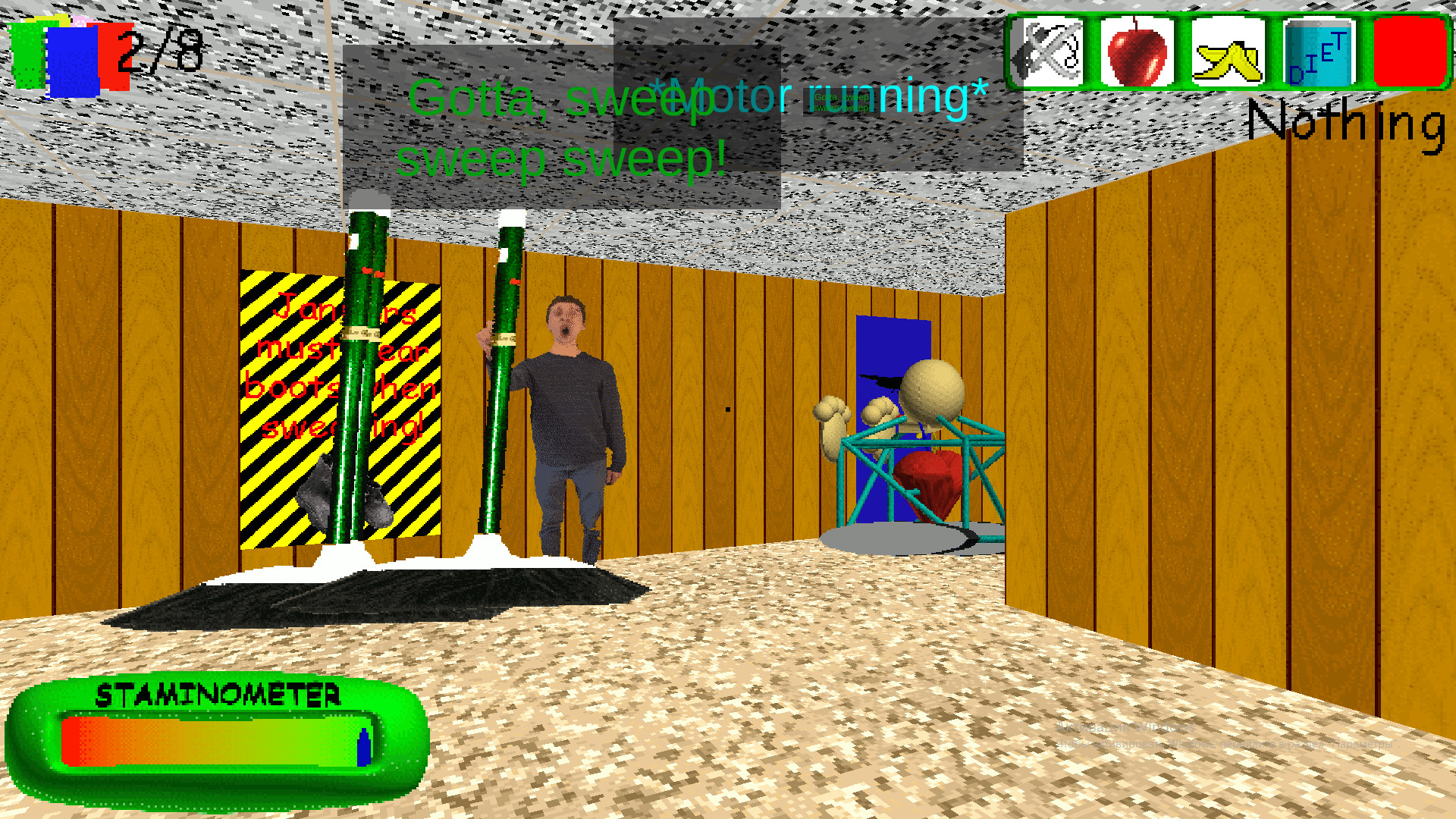 Gotta sweep expansion! Mod for Baldi's Basics | Baldi Mods