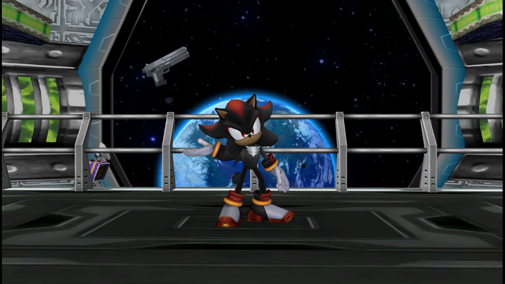 Shadow with a Gun Mod for Super Smash Bros. Brawl | Brawl Mods