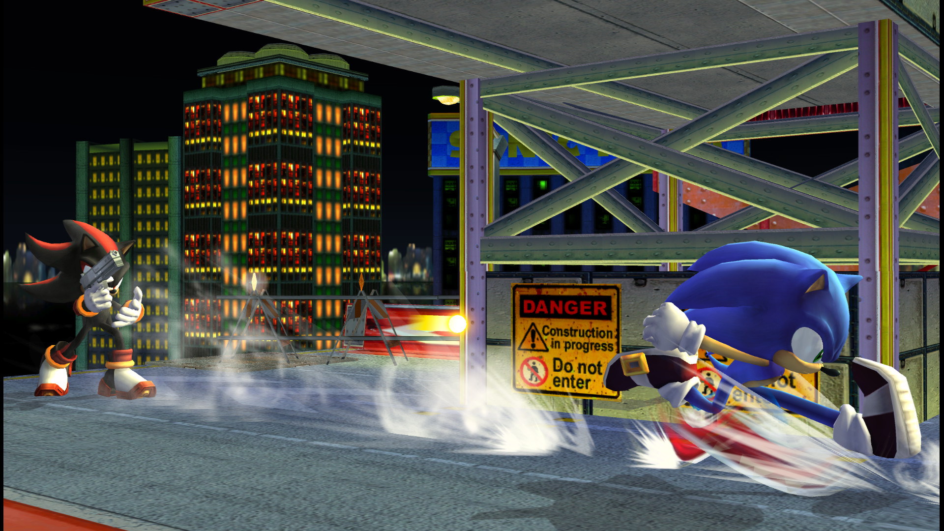 Shadow with a Gun Mod for Super Smash Bros. Brawl | Brawl Mods