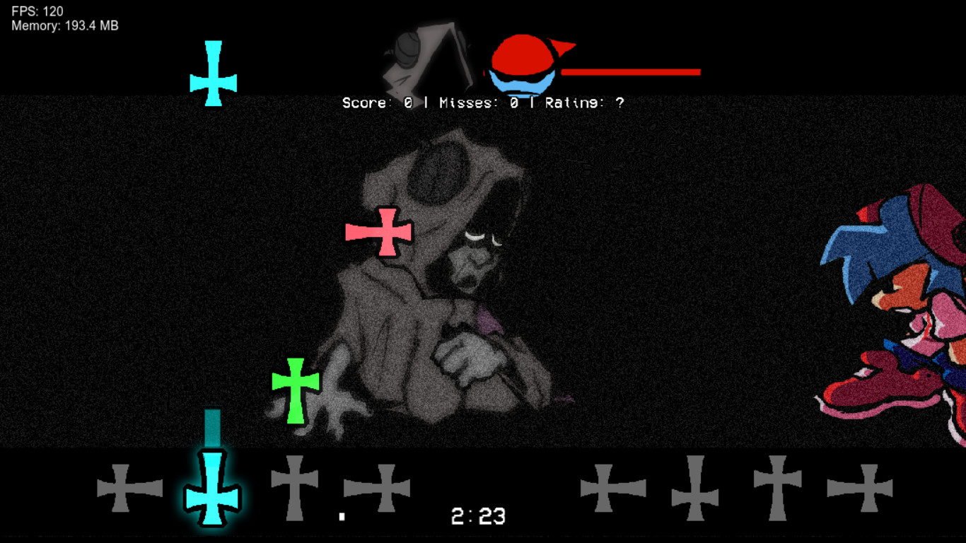 CROSS NOTE assets Mod for Friday Night Funkin' | FNF Mods