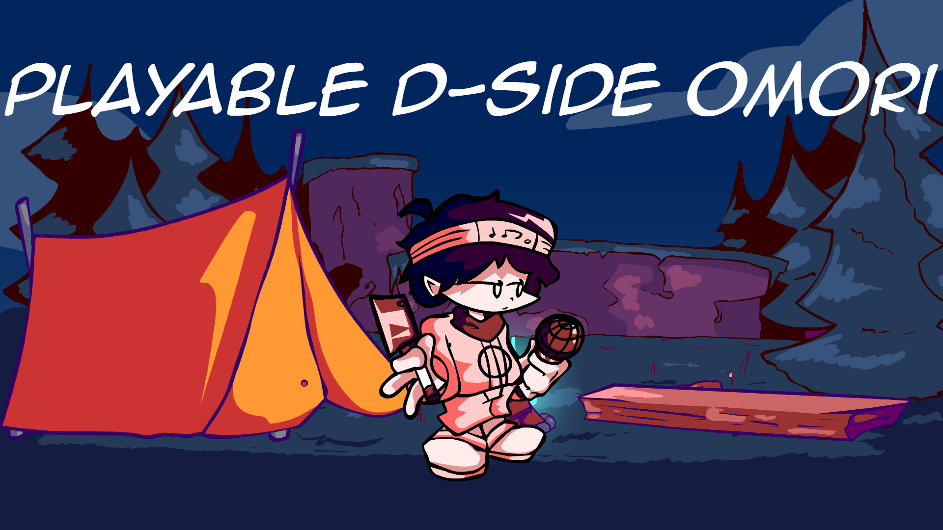 Playable D-Side Omori Mod for Friday Night Funkin' | FNF Mods
