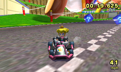 Flying Peach Mod for Mario Kart 7 | MK7 Mods