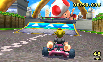 Flying Peach Mod for Mario Kart 7 | MK7 Mods