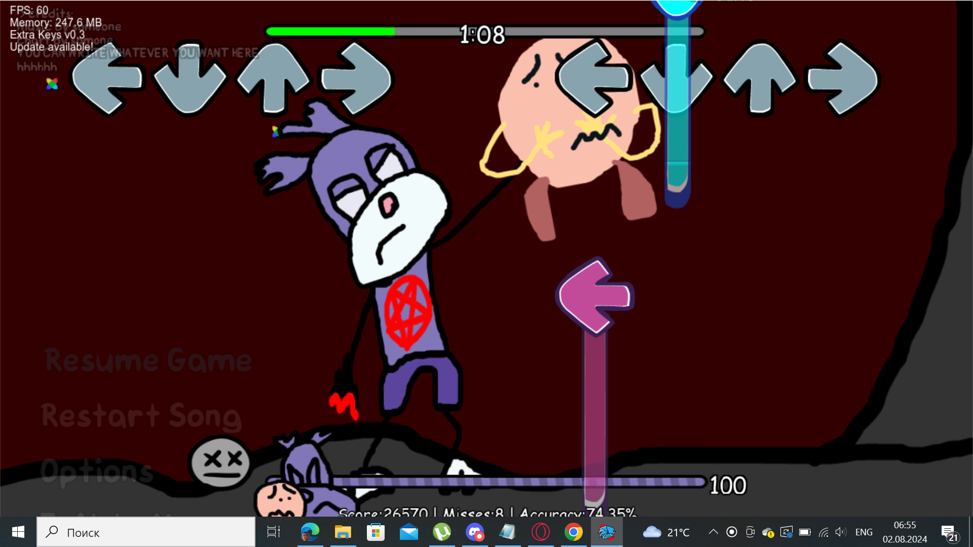 Robert Sahakyants Funk v8 Mod for Friday Night Funkin' | FNF Mods