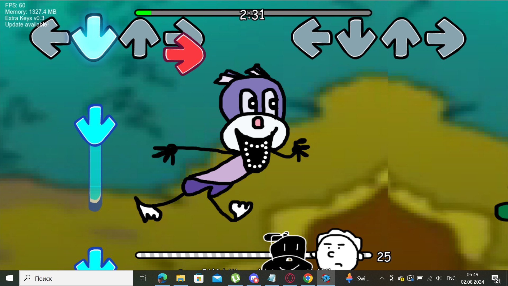 Robert Sahakyants Funk v8 Mod for Friday Night Funkin' | FNF Mods