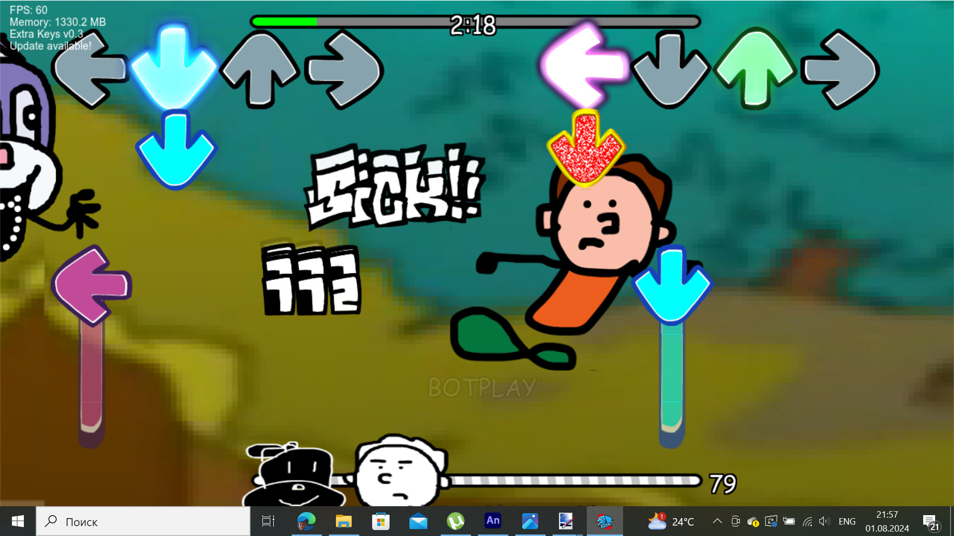 Robert Sahakyants Funk v8 Mod for Friday Night Funkin' | FNF Mods