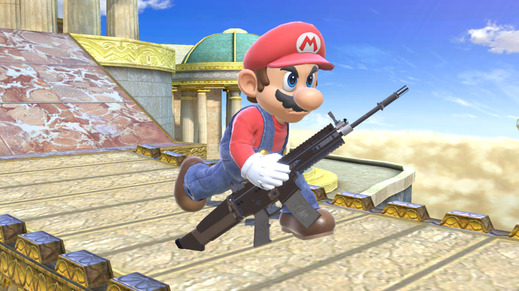 Super Smash Bros. But With Real Guns Mod for Super Smash Bros. Ultimate ...
