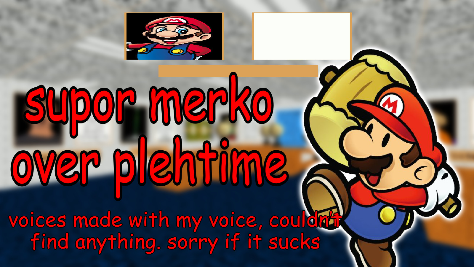 Super Mario over Playtime Mod for Baldi's Basics | Baldi Mods