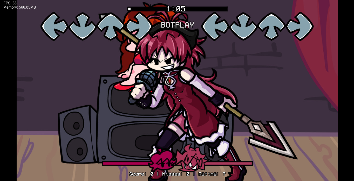 Playable Kyoko Sakura Mod for Friday Night Funkin' | FNF Mods