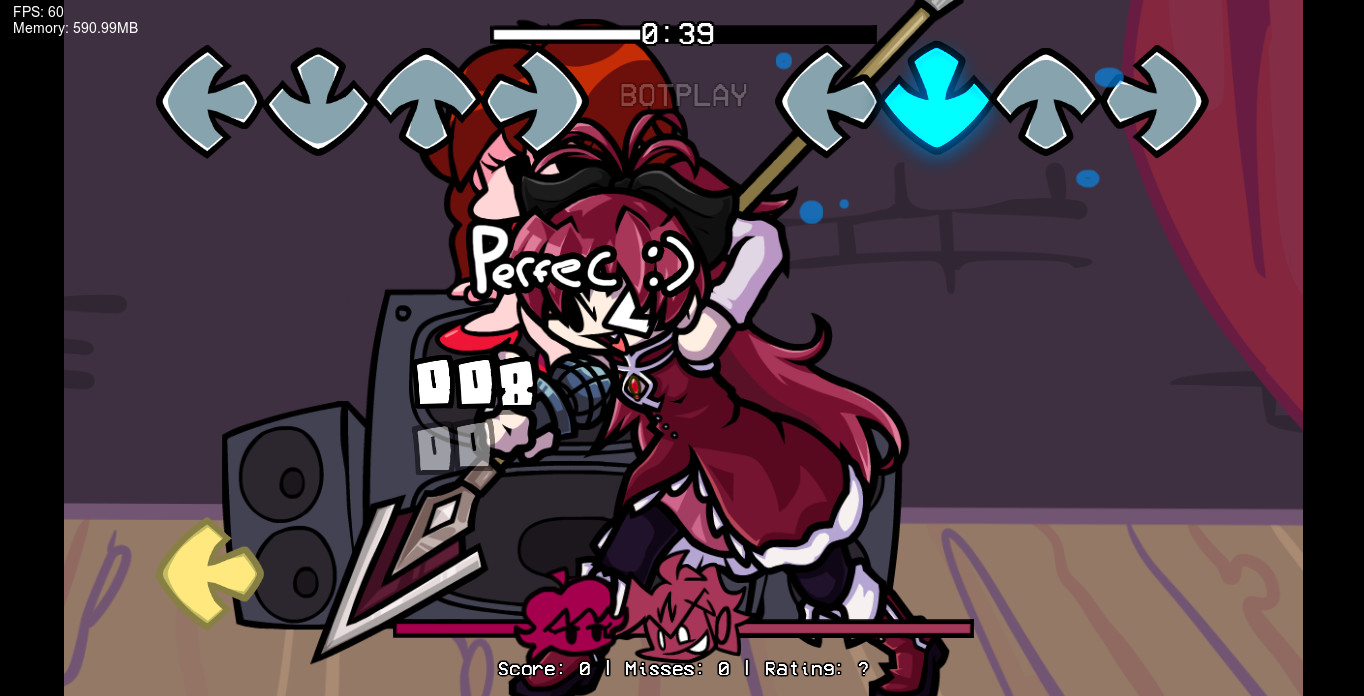 Playable Kyoko Sakura Mod for Friday Night Funkin' | FNF Mods
