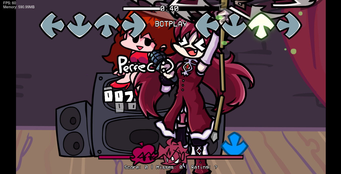 Playable Kyoko Sakura Mod for Friday Night Funkin' | FNF Mods