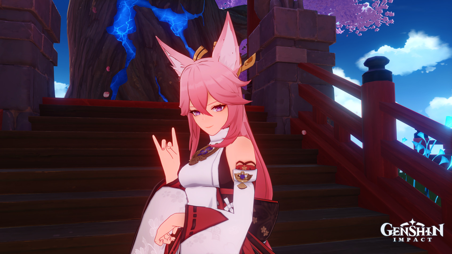 Yae Miko - unfurled ears Mod for Genshin Impact | GI Mods