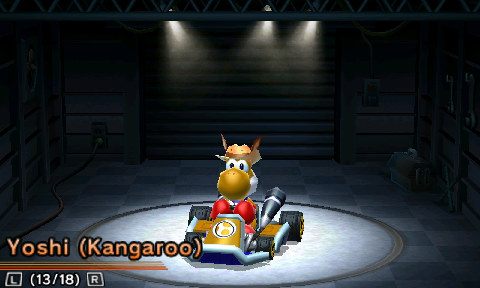 Yoshi (Kangaroo) from MKT Mod for Mario Kart 7 | MK7 Mods