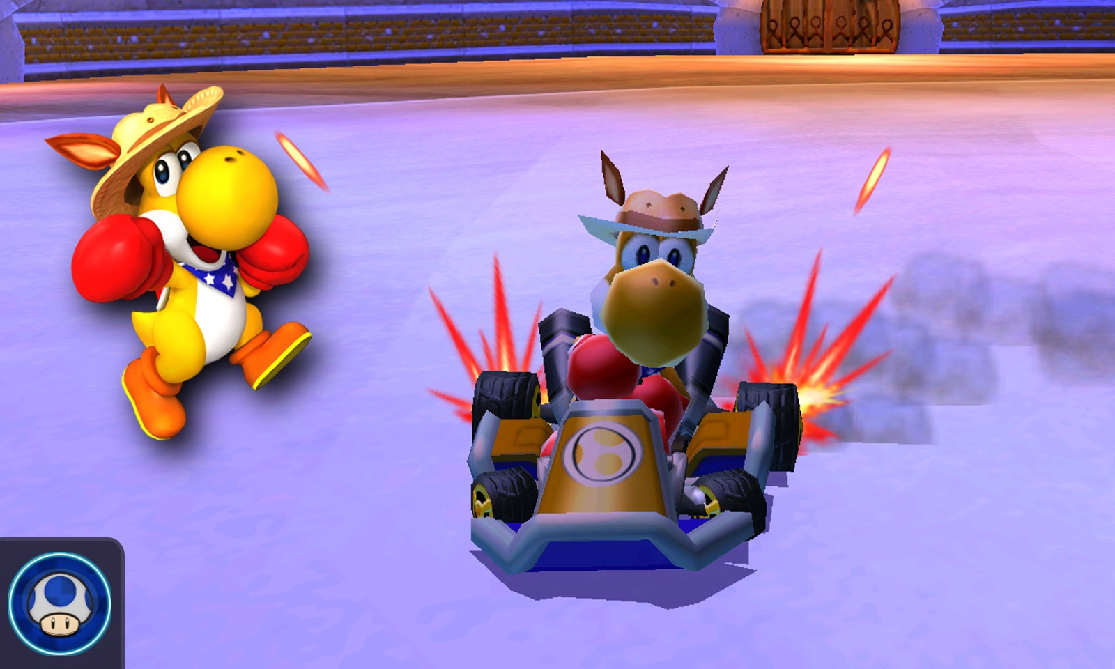 Yoshi (Kangaroo) from MKT Mod for Mario Kart 7 | MK7 Mods