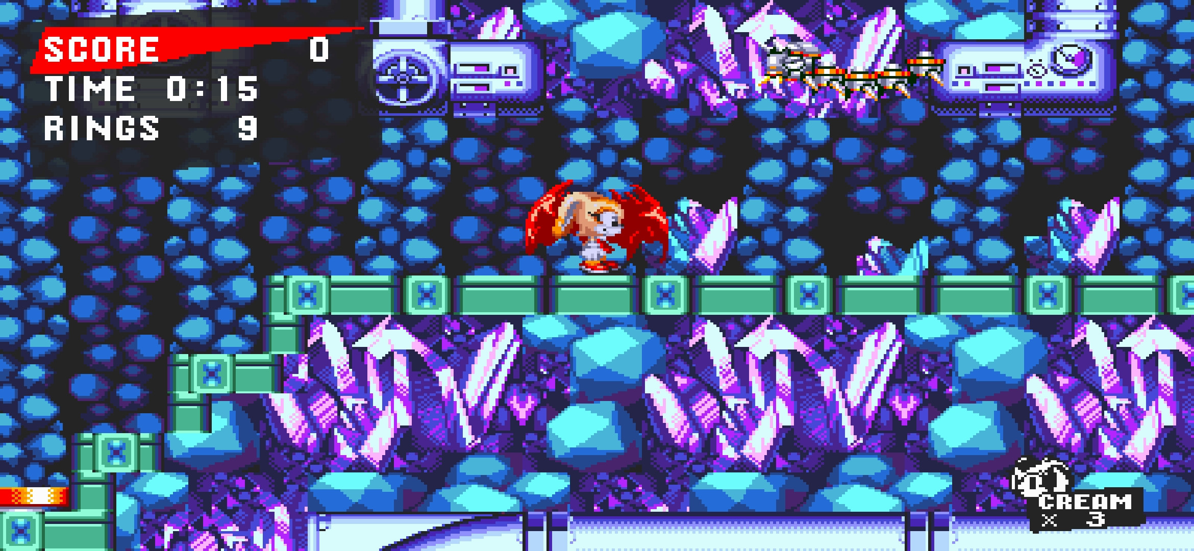 Persona 5 HUD for Extra Slot Cream Mod for Sonic 3 A.I.R. | S3AIR Mods