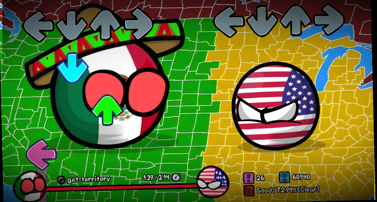Vs CountryBalls - 17Bucks Cover Song "Fitin" Mod for Friday Night ...