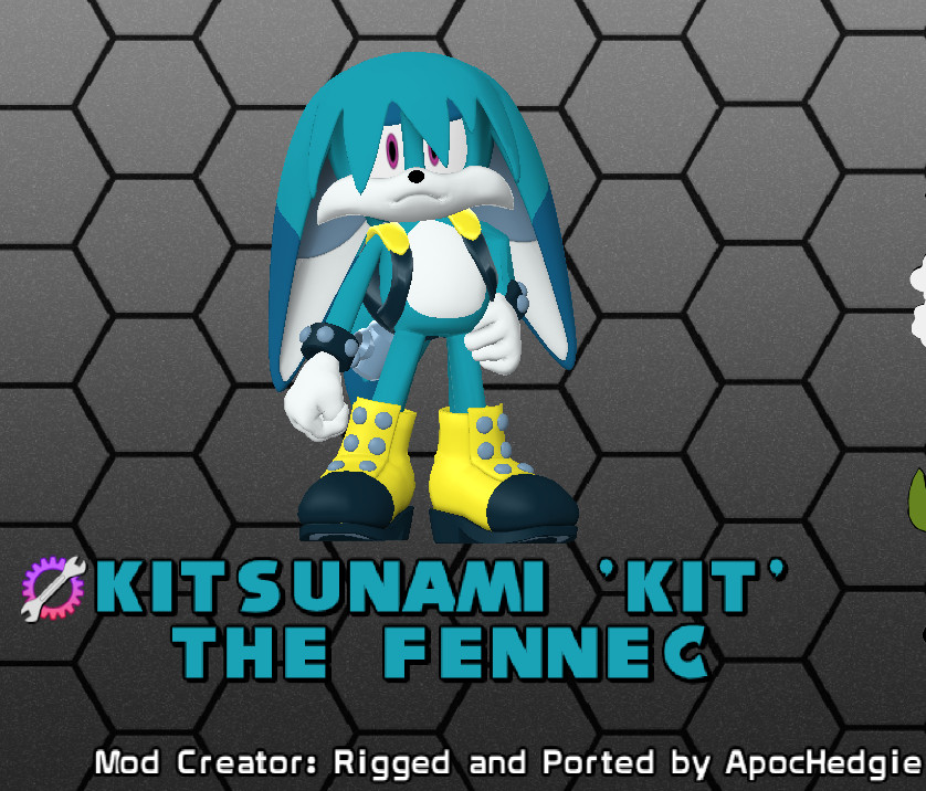 Kitsunami the Fennec Mod for Sonic World DX | SWDX Mods