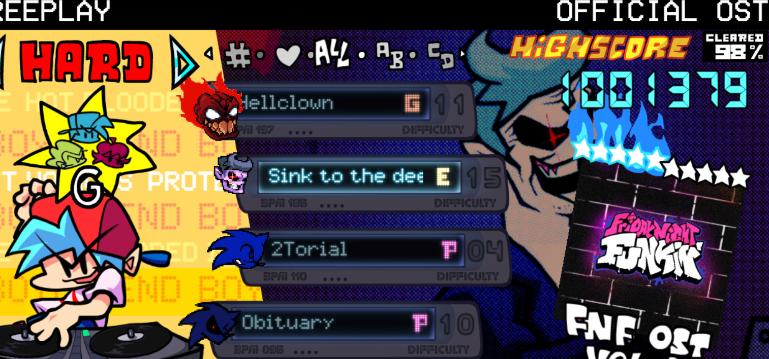 Sink to the Deep Sea World Chart [OLD] Mod for Friday Night Funkin ...