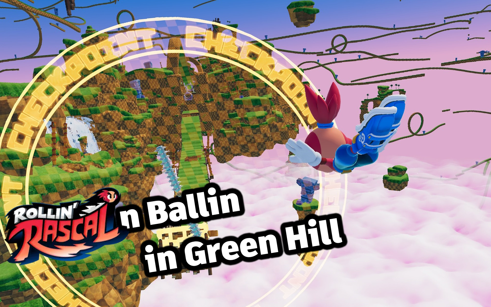 Green Hill Zone - Stage Mod Mod for Rollin' Rascal | RR Mods