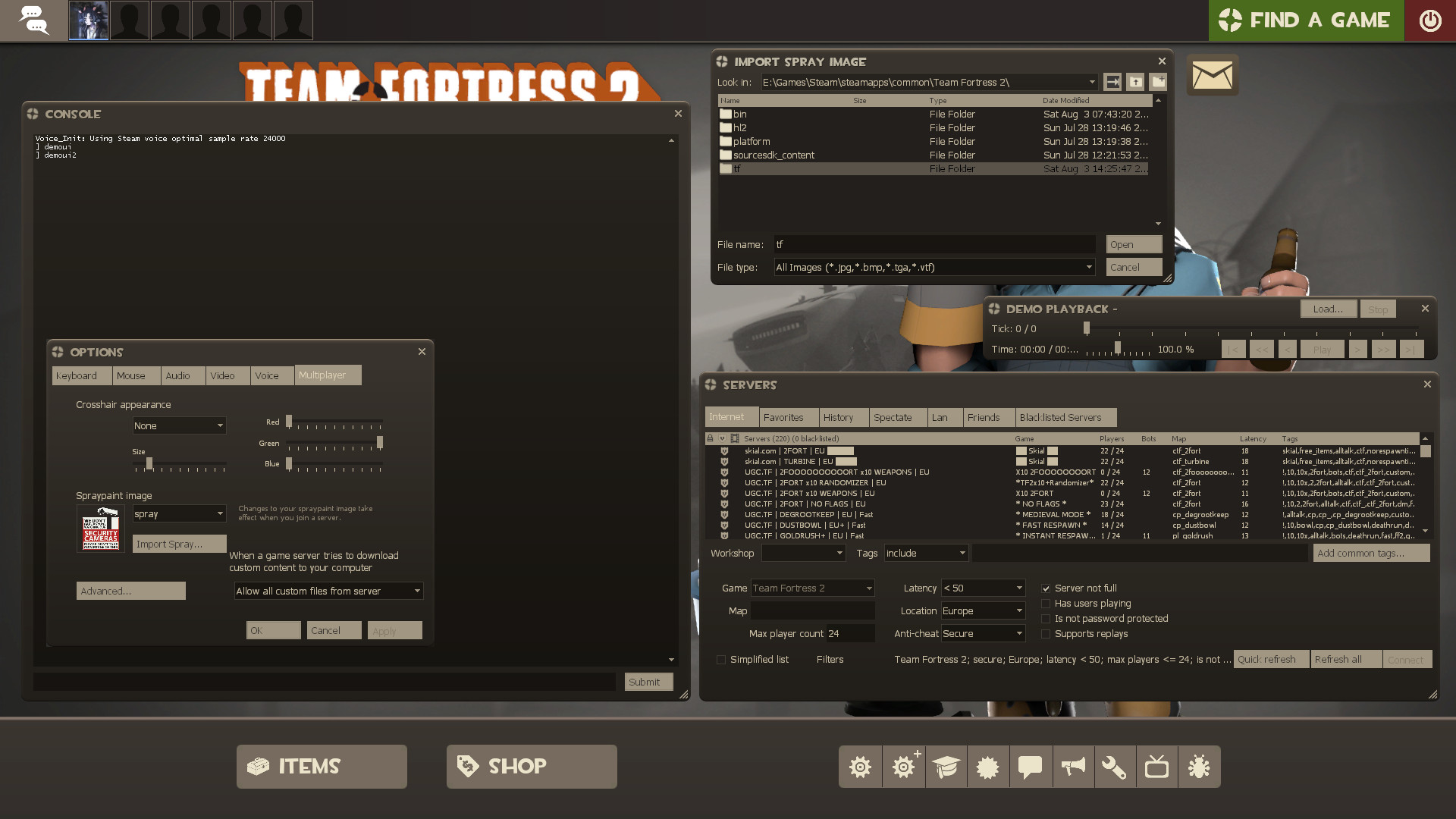 VGUI Facelift Mod for Team Fortress 2 | TF2 Mods