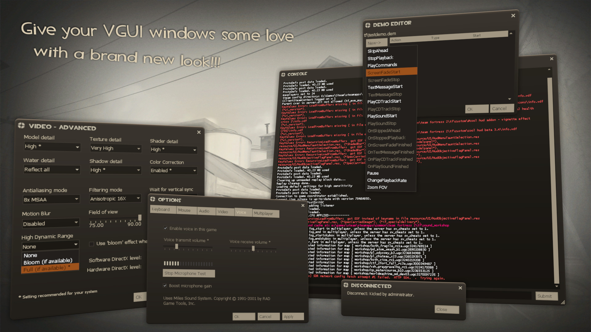 VGUI Facelift Mod for Team Fortress 2 | TF2 Mods