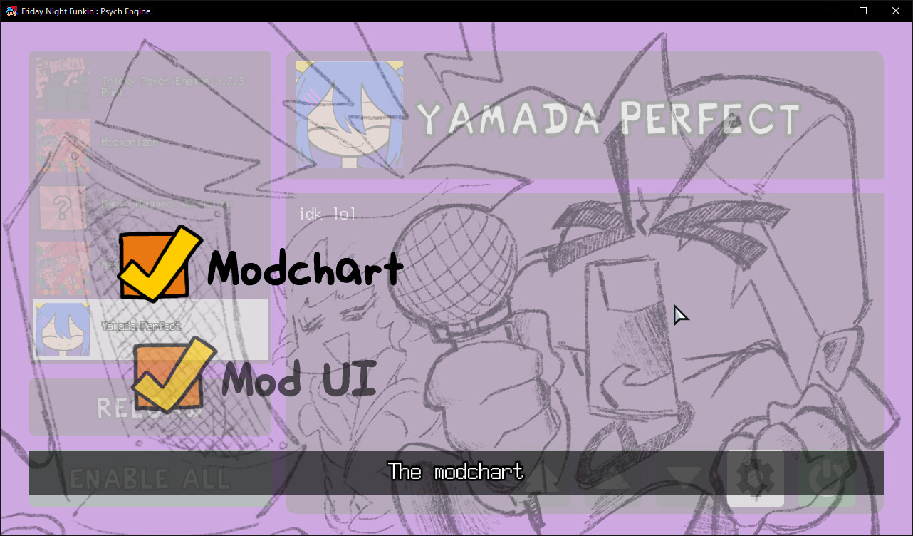 FNF:Yamada Perfect CHARTED Mod for Friday Night Funkin' | FNF Mods