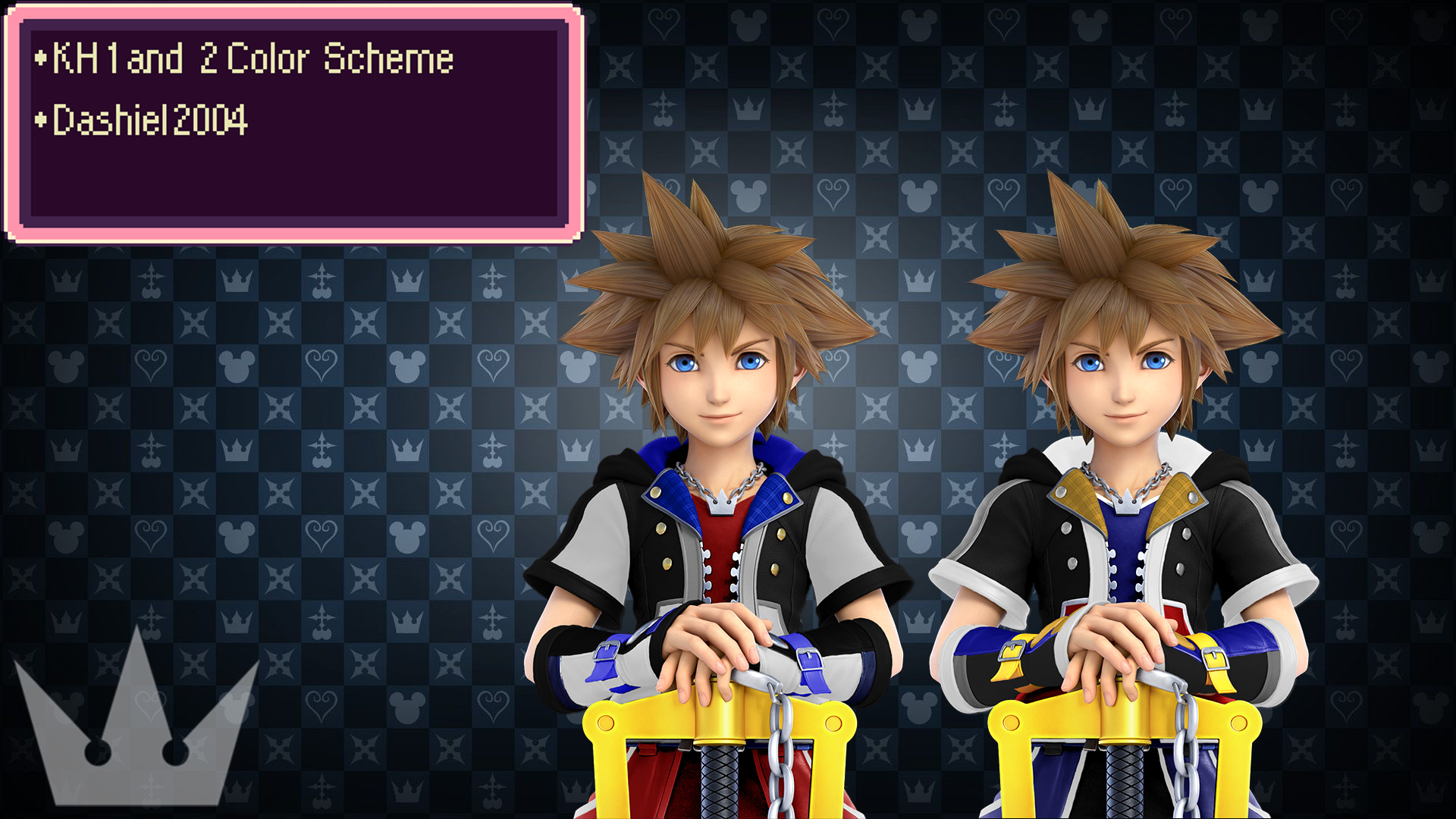 KH1&2 Color Scheme for KH3 Sora Mod for Super Smash Bros. Ultimate ...