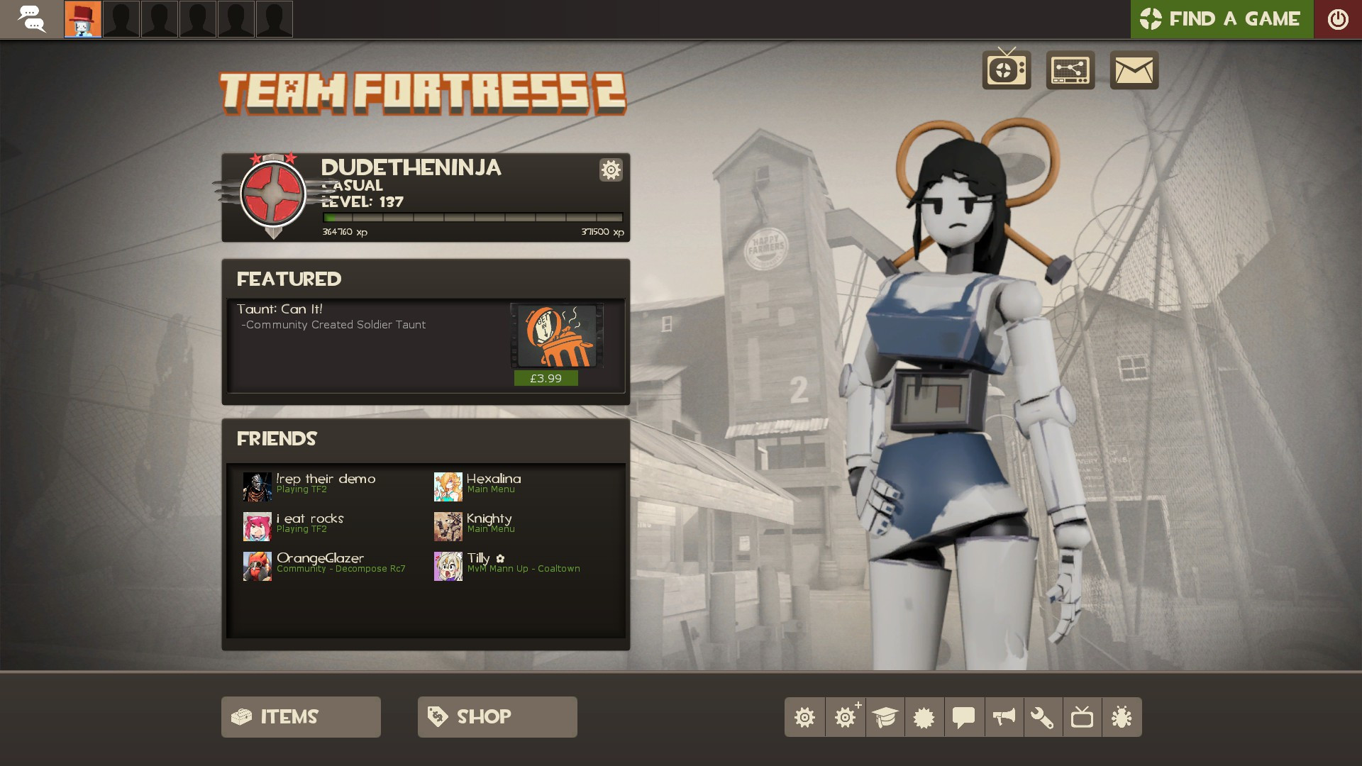 Saprina ("Sapper Girl") Mod for Team Fortress 2 | TF2 Mods