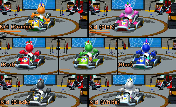 Yoshi Kid Mod for Mario Kart 7 | MK7 Mods