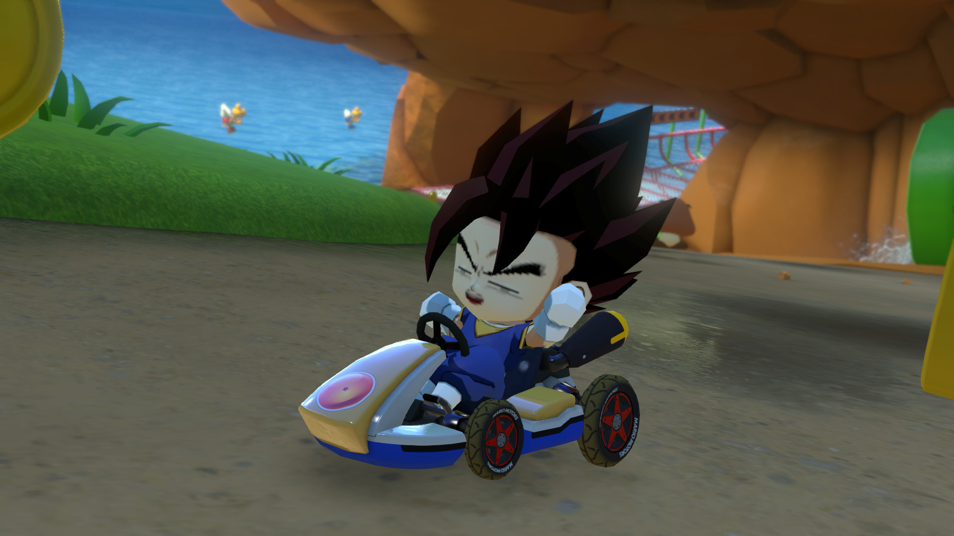 Vegito Chibi Pack Mod for Mario Kart 8 Deluxe | MK8D Mods