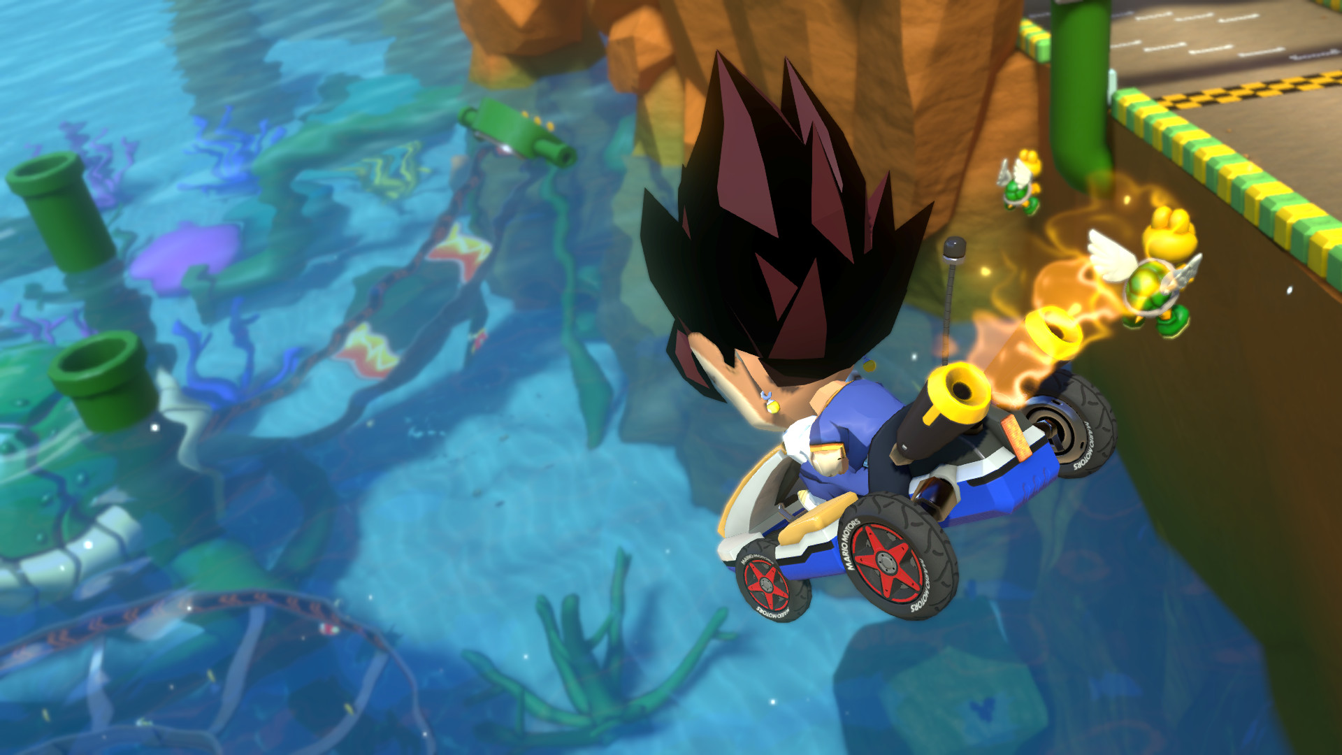 Vegito Chibi Pack Mod for Mario Kart 8 Deluxe | MK8D Mods