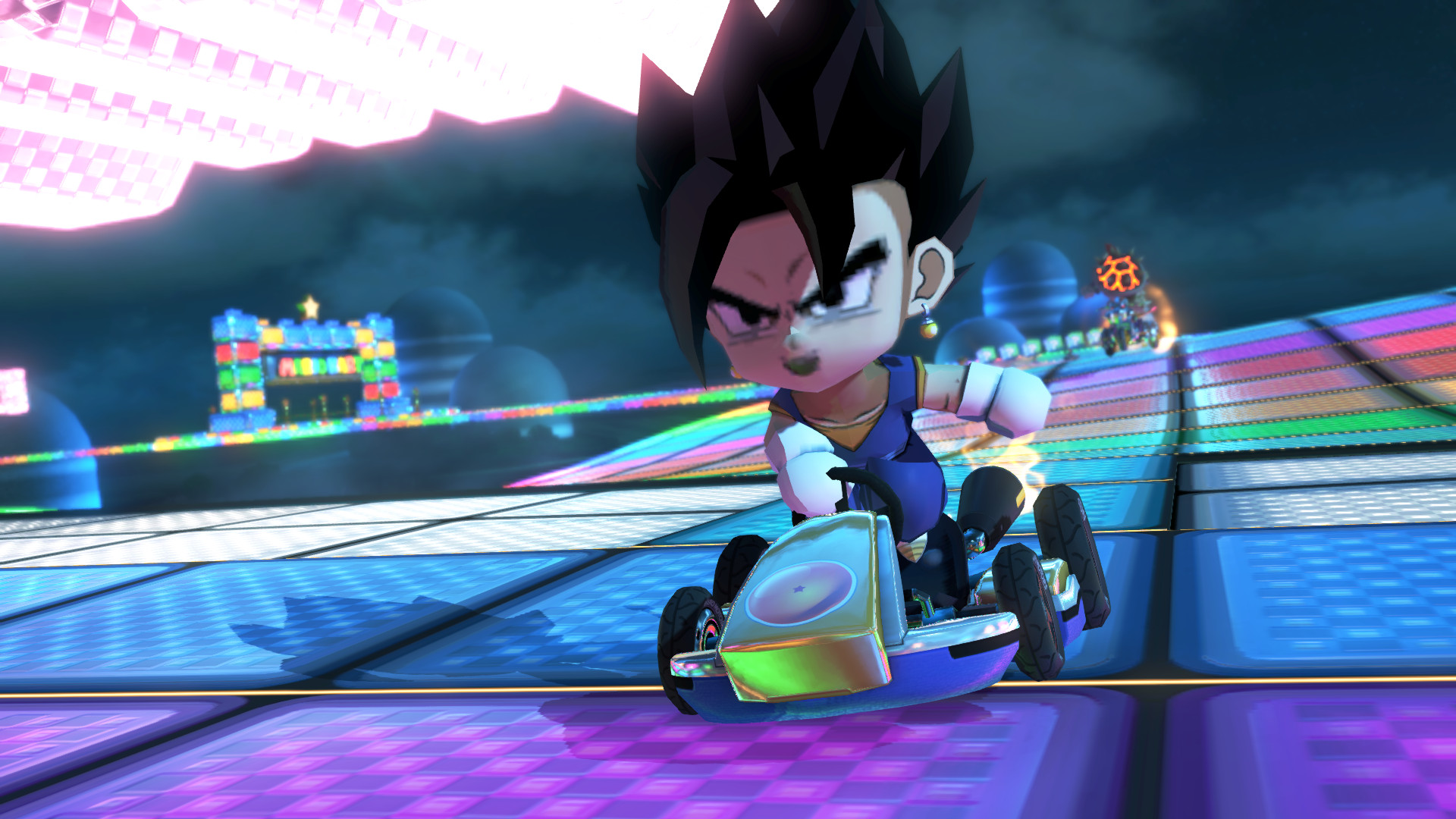 Vegito Chibi Pack Mod for Mario Kart 8 Deluxe | MK8D Mods