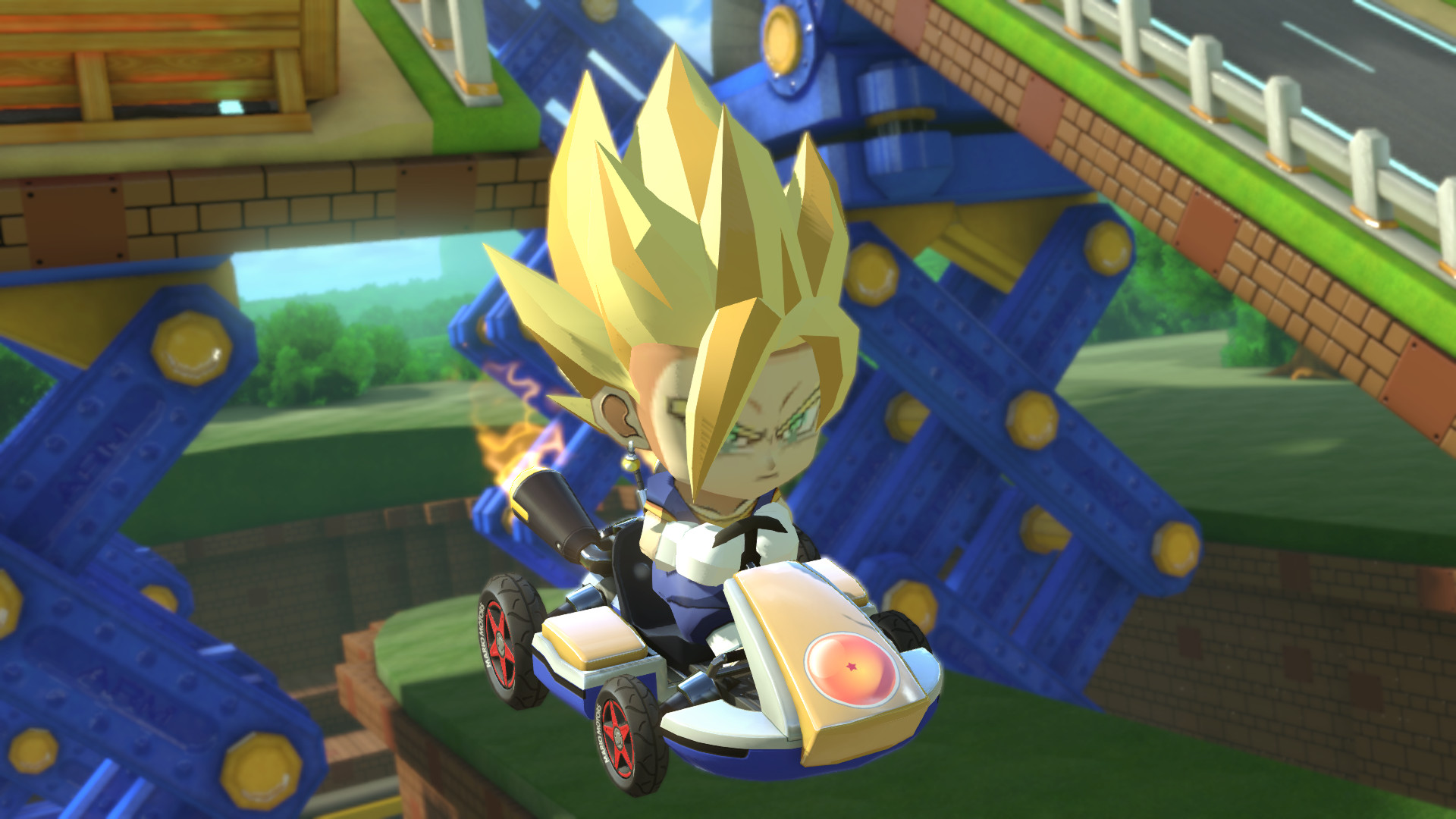 Vegito Chibi Pack Mod for Mario Kart 8 Deluxe | MK8D Mods