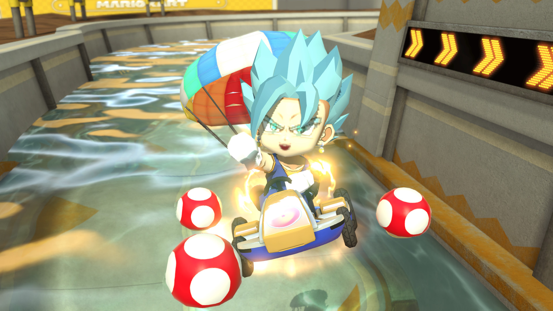 Vegito Chibi Pack Mod for Mario Kart 8 Deluxe | MK8D Mods