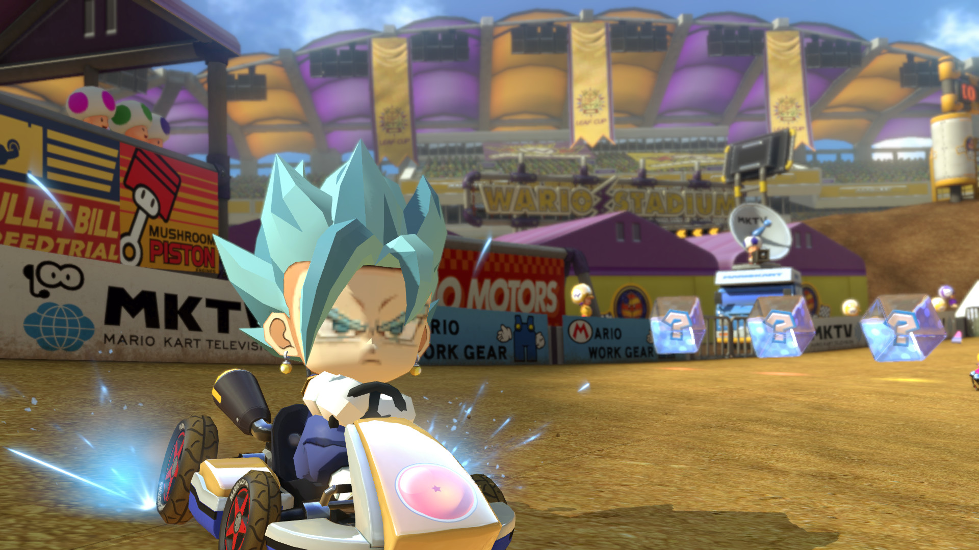 Vegito Chibi Pack Mod for Mario Kart 8 Deluxe | MK8D Mods