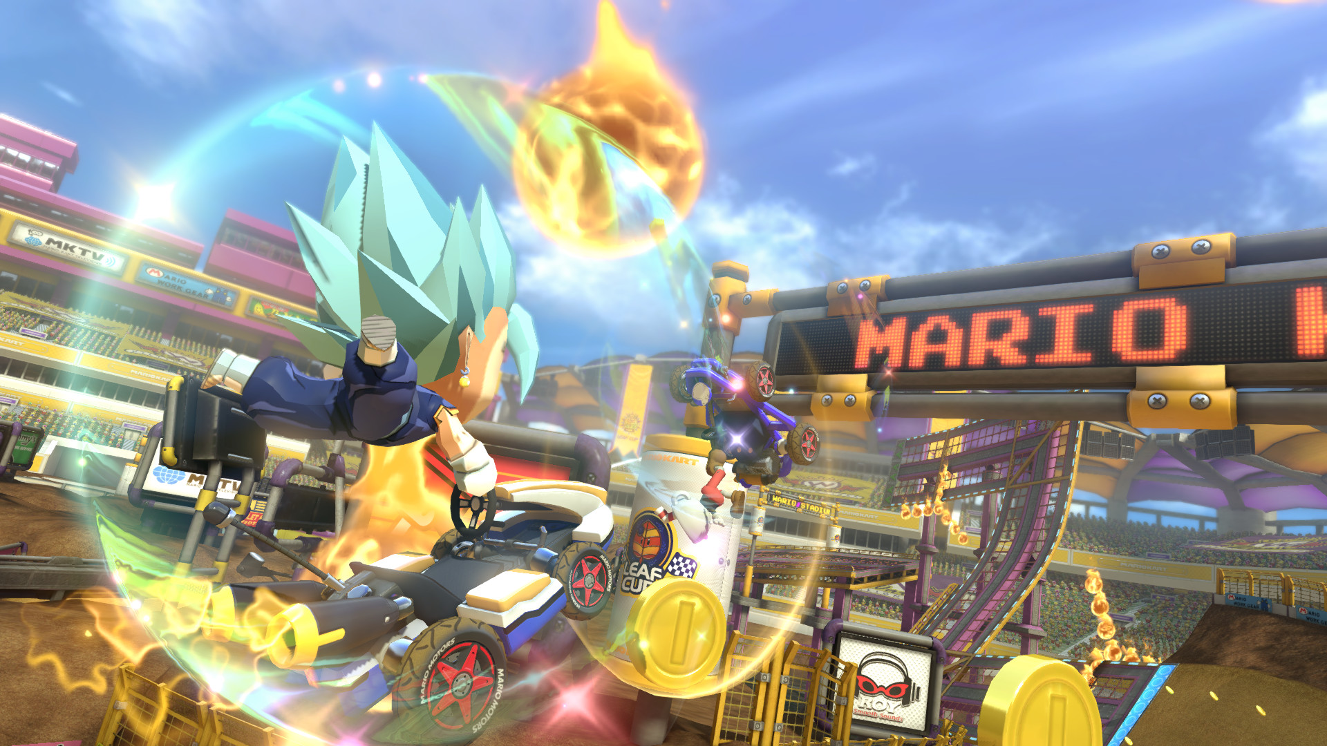 Vegito Chibi Pack Mod for Mario Kart 8 Deluxe | MK8D Mods
