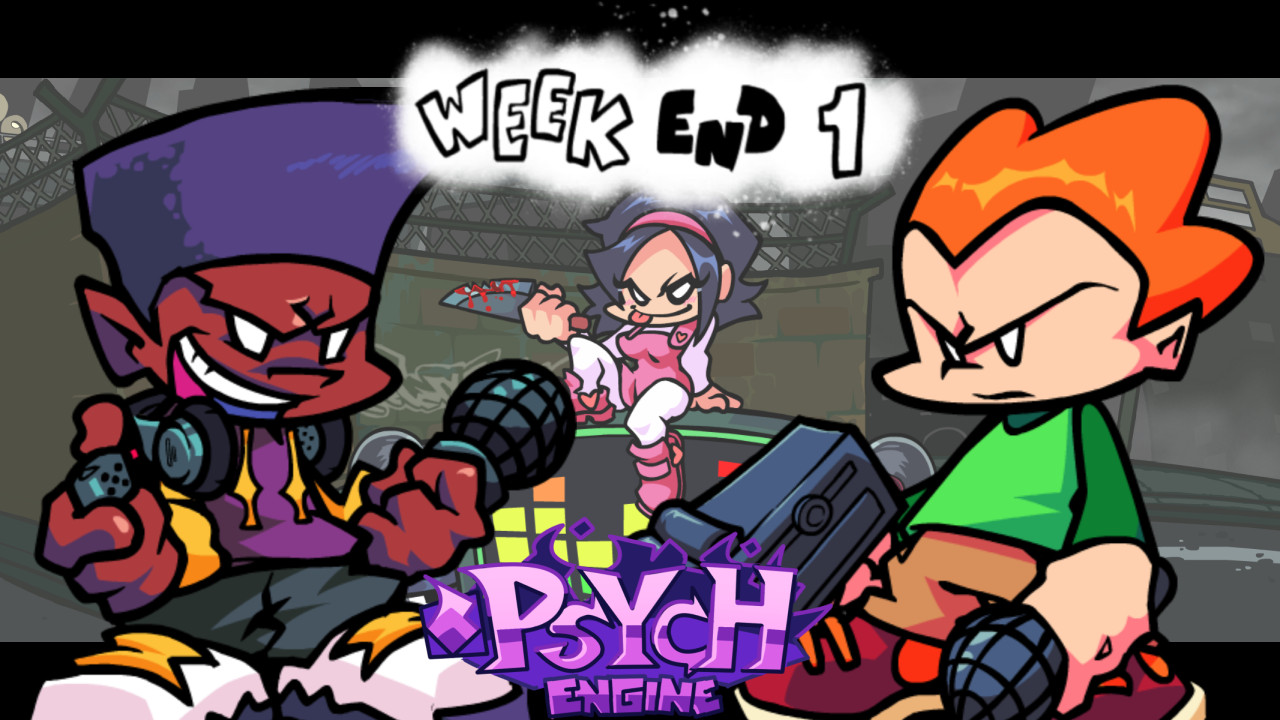 (Almost) Accurate WeekEnd 1 Psych Port Mod for Friday Night Funkin' | FNF Mods