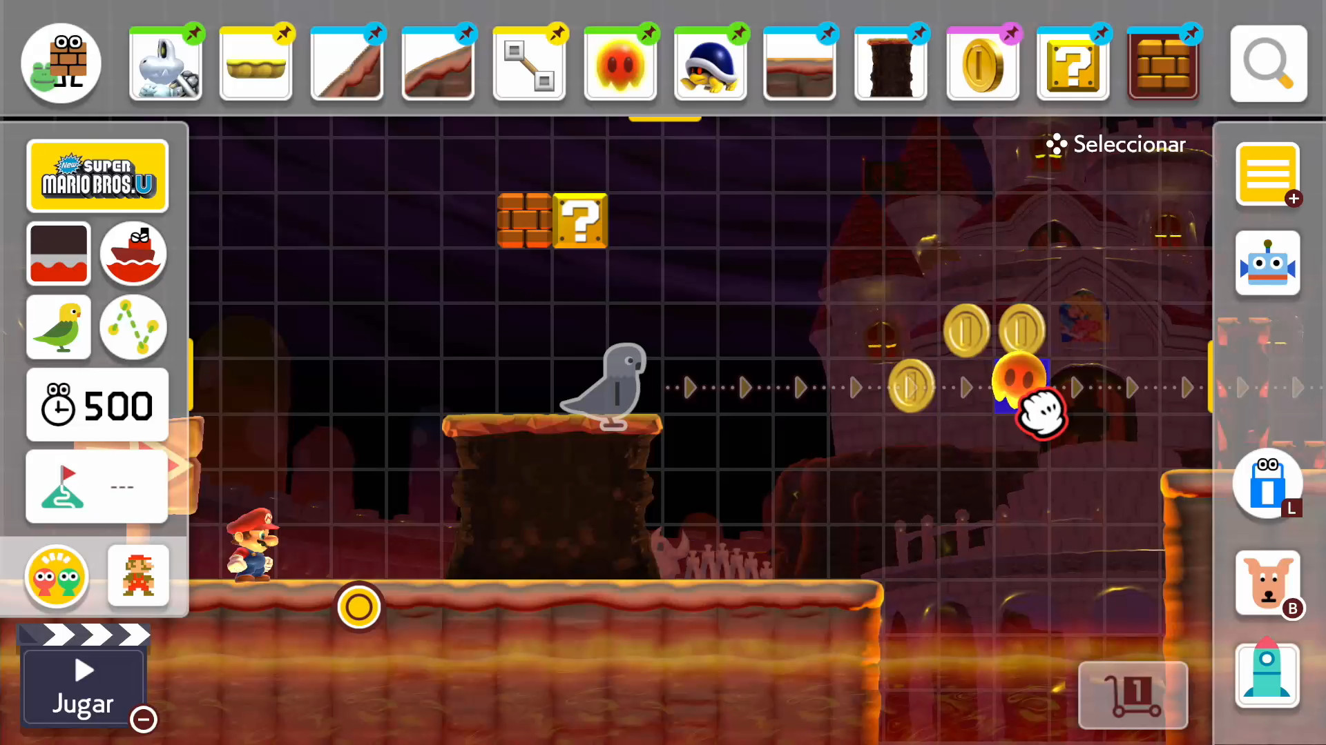 NSMBU Volcano Theme (Alt NSMBW BG included) Mod for Super Mario Maker 2 ...