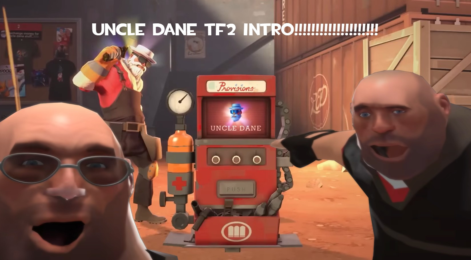 Uncle Dane intro replaces Valve startup Mod for Team Fortress 2 | TF2 Mods