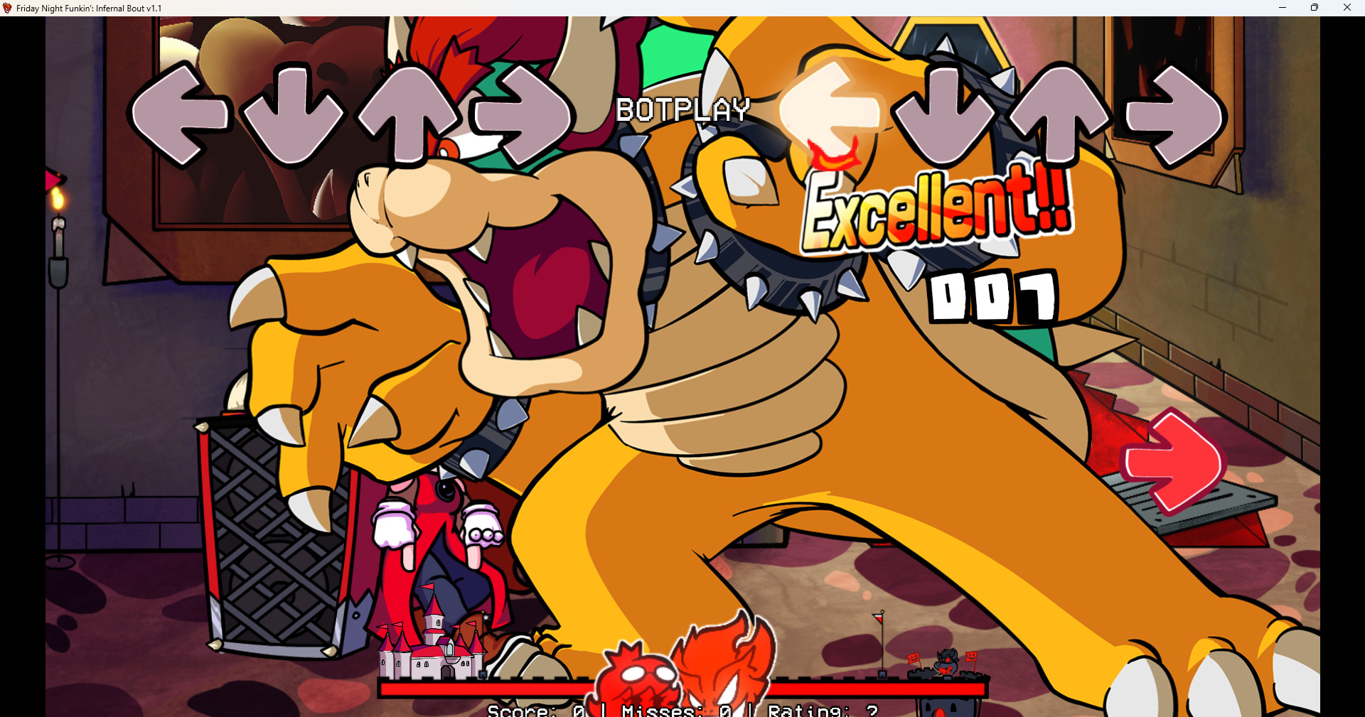 Playable Bowser Mod for Friday Night Funkin' | FNF Mods