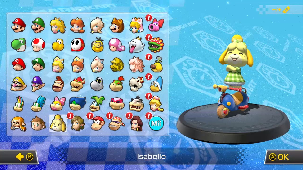 Spring Dress Isabelle Mod for Mario Kart 8 Deluxe | MK8D Mods