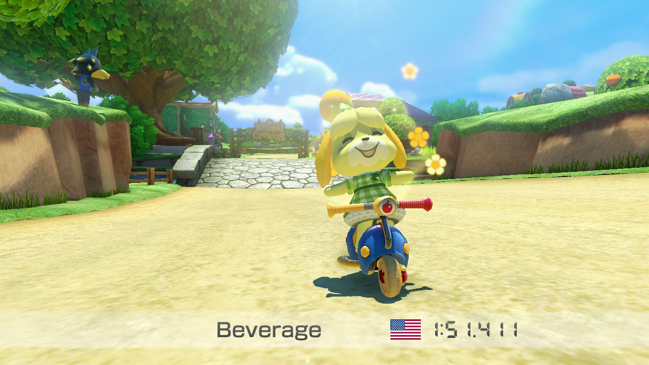 Spring Dress Isabelle Mod for Mario Kart 8 Deluxe | MK8D Mods