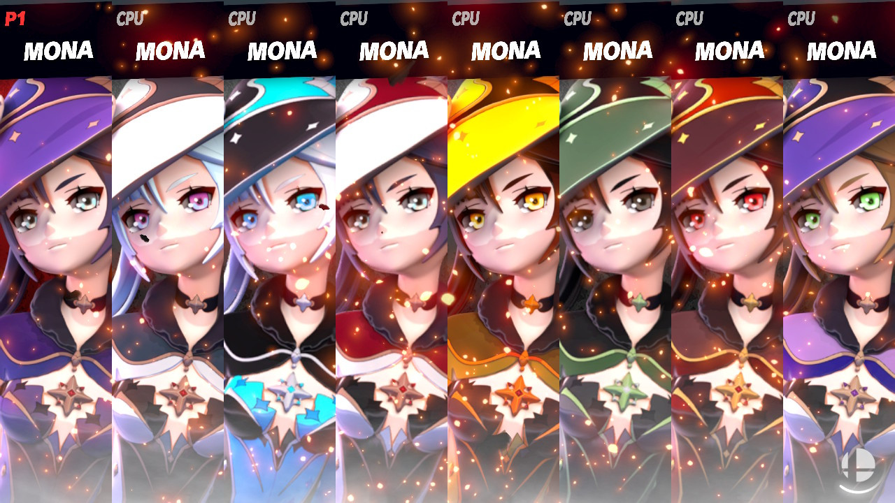 Mona Moveset Mod for Super Smash Bros. Ultimate | SSBU Mods