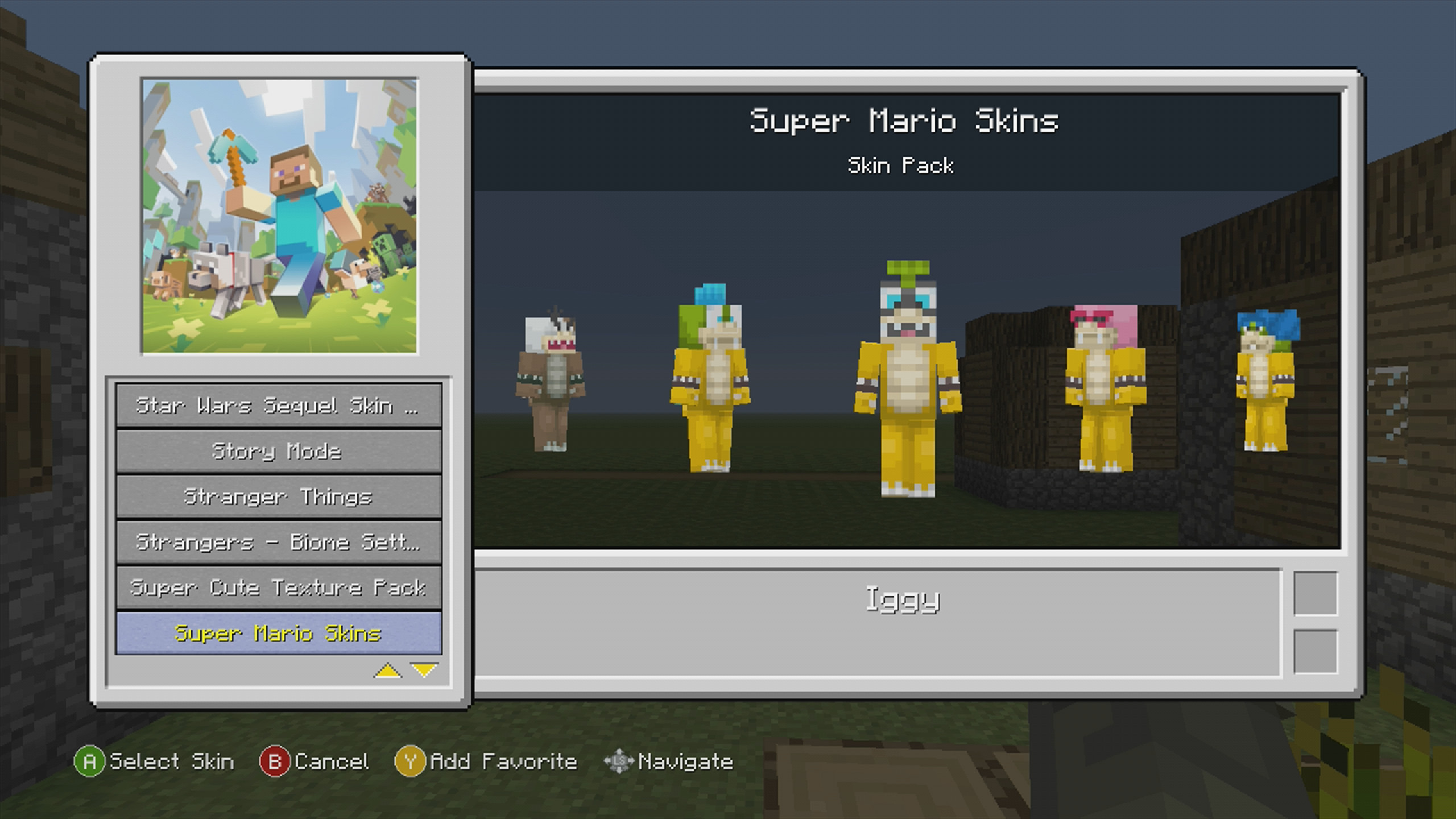 Super Mario Skins On 360 Edition! Mod for Minecraft: Xbox 360 Edition ...
