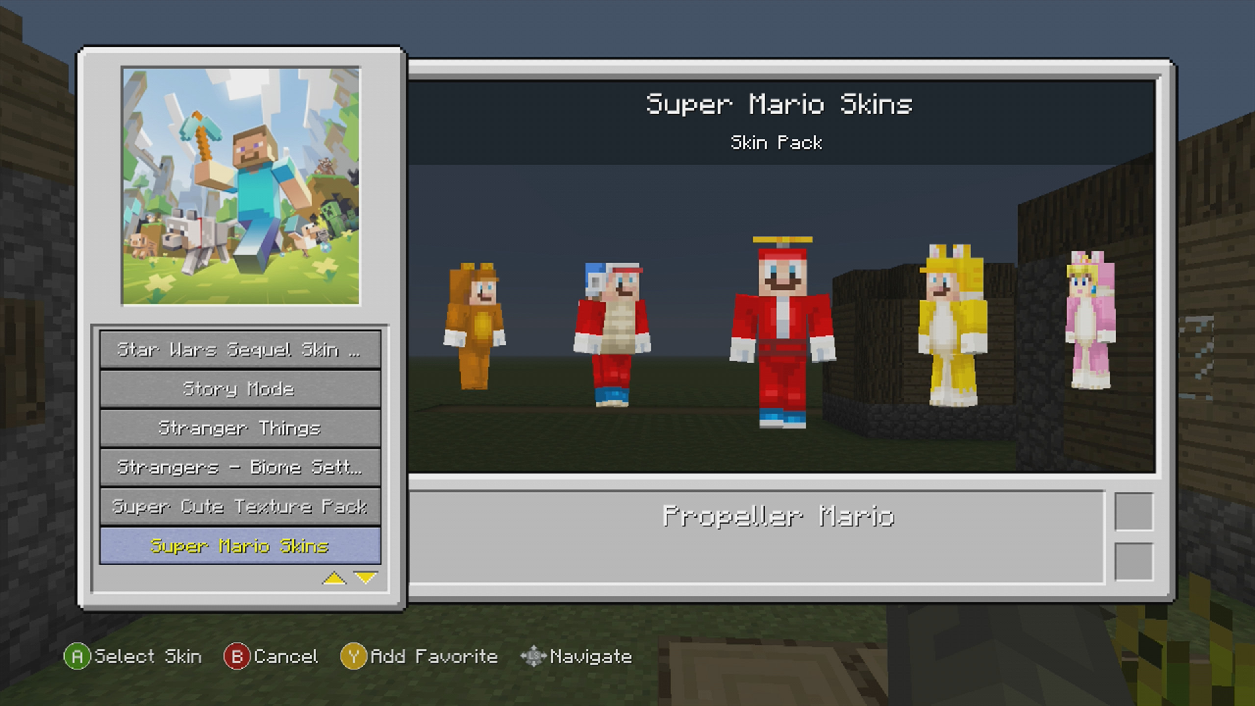 Super Mario Skins On 360 Edition! Mod for Minecraft: Xbox 360 Edition ...