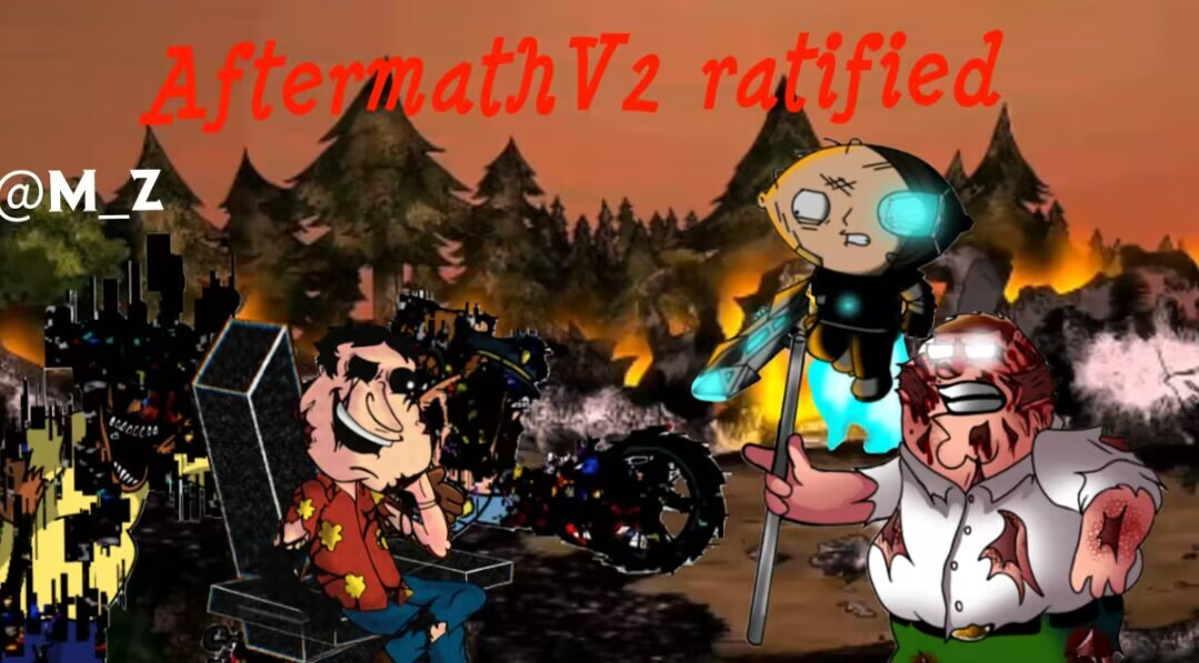 m_z's aftermath v2 ratiified Mod for Friday Night Funkin' | FNF Mods