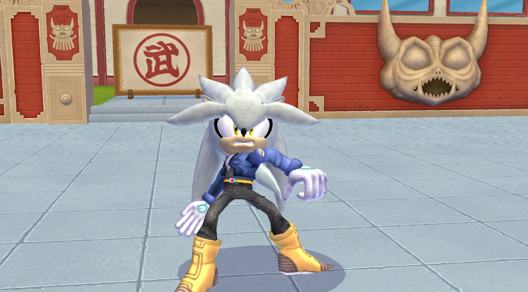 Silver the Hedgehog as Future Trunks Mod for Super Smash Bros. Brawl ...