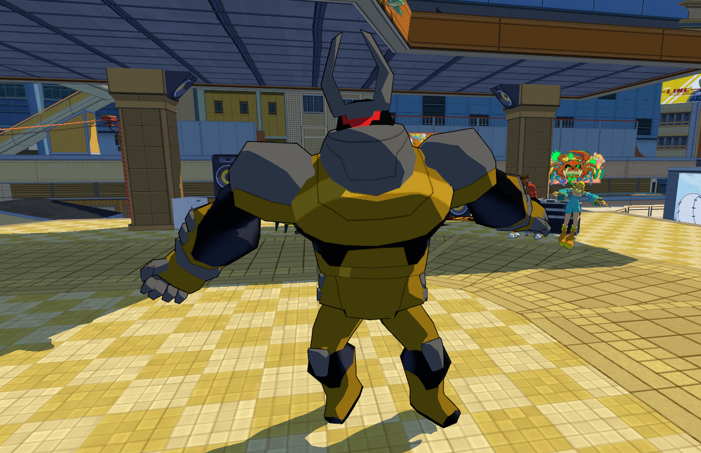 Techadon robot Mod for Bomb Rush Cyberfunk | BRC Mods