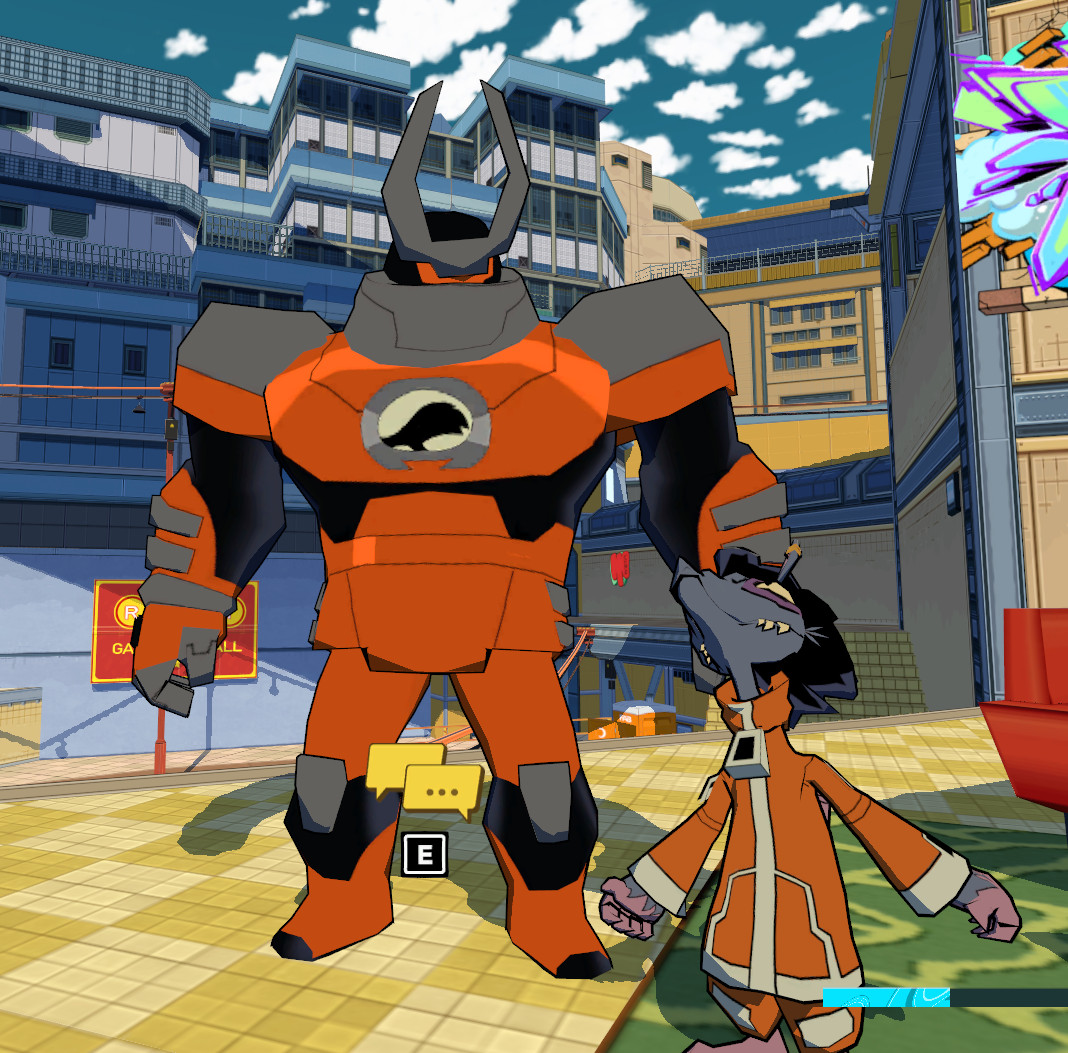 Techadon robot Mod for Bomb Rush Cyberfunk | BRC Mods